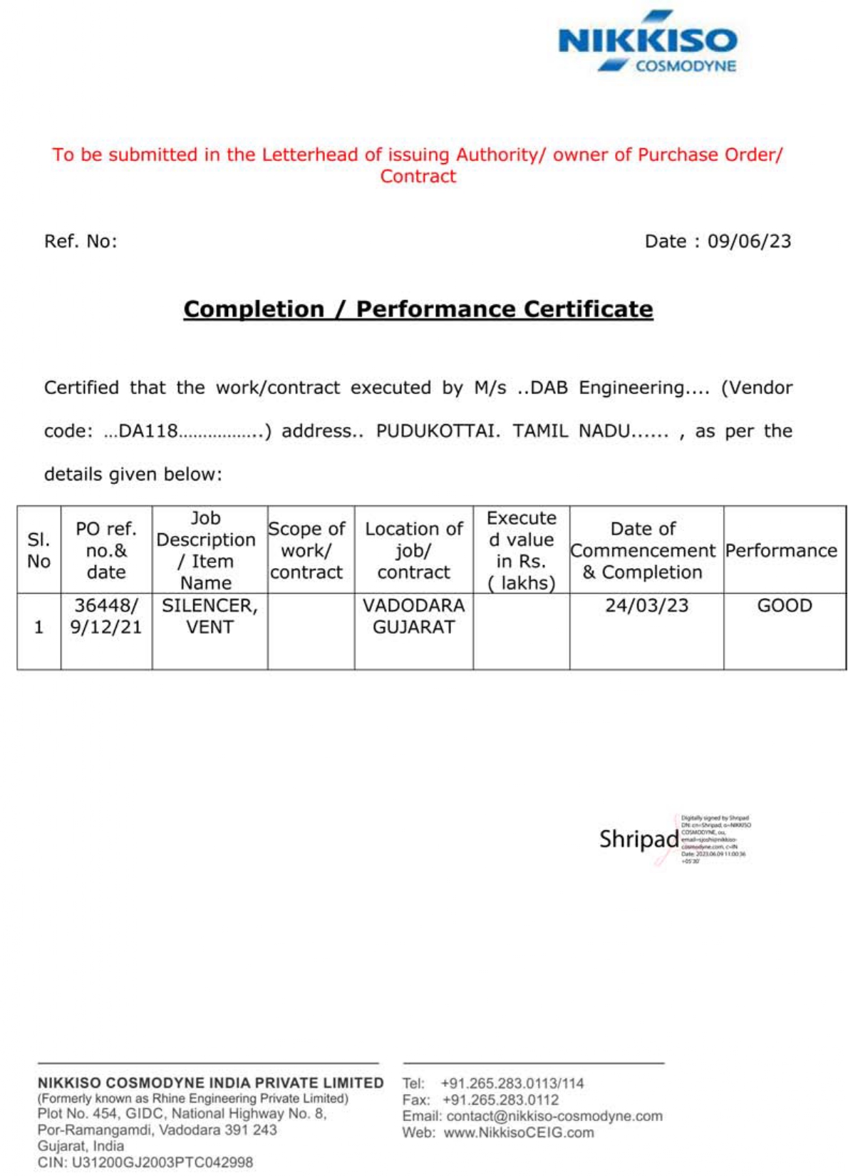DAB Engineering Industrial Silencers
